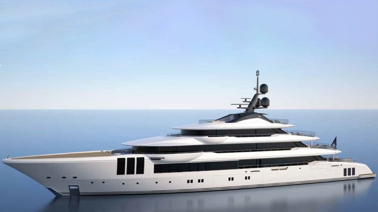 Watch: Hull completed on 80m Turquoise yacht Project Bravo